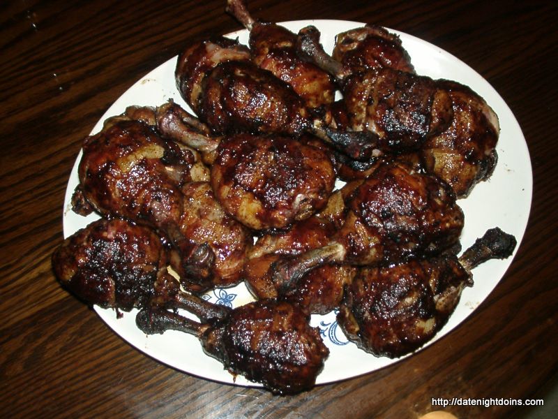 Peg Leg Chicken - Date Night Doins BBQ For Two