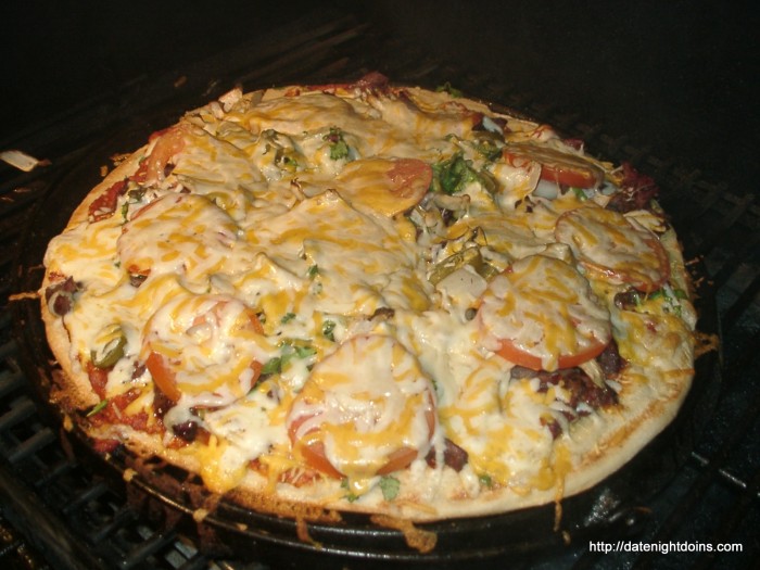 Oak Fired Carne Asada Pizza - Date Night Doins BBQ For Two