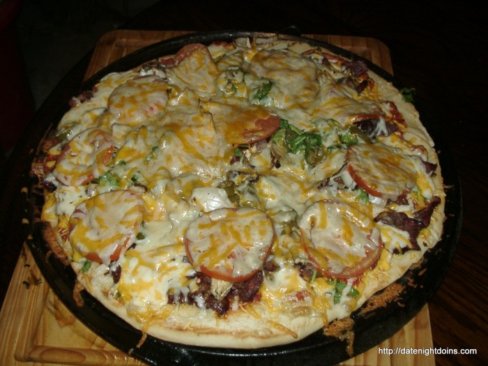 Oak Fired Carne Asada Pizza - Date Night Doins BBQ For Two