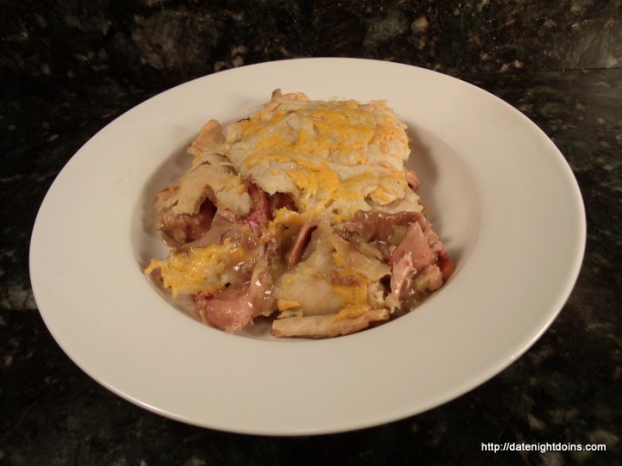 Cheesy Chicken Pie - Date Night Doins BBQ For Two