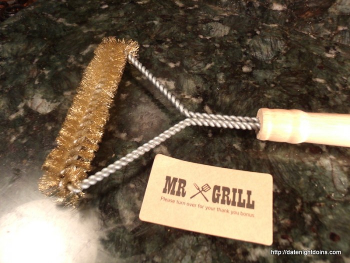 Review Mr Grill Grill Brush - Date Night Doins BBQ For Two