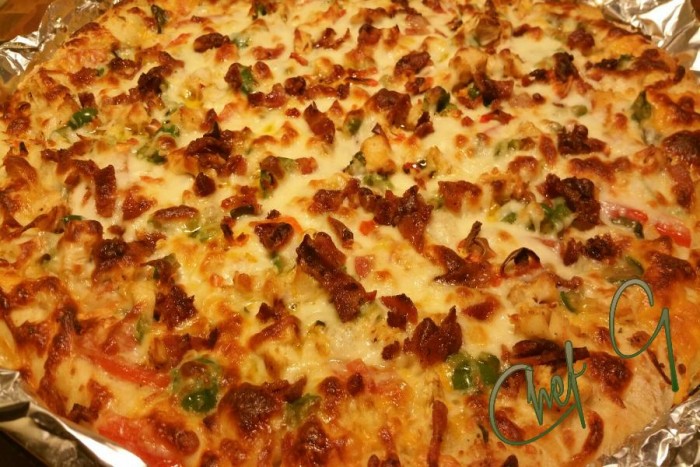 CHEF G's MIDNIGHT "STRUGGLE" PIZZA