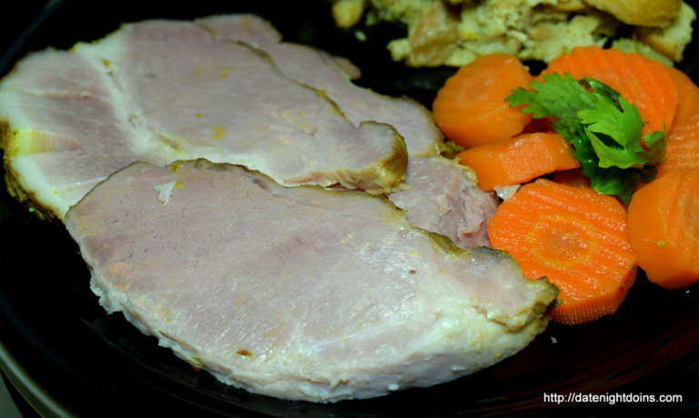 Texas Mustard Glazed Ham - Date Night Doins BBQ For Two