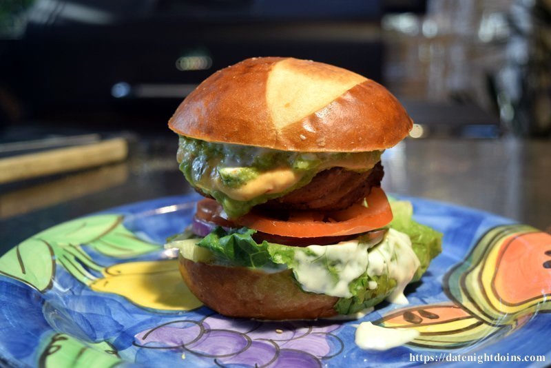 Cinco De Mayo Chicken Burger - Date Night Doins BBQ For Two